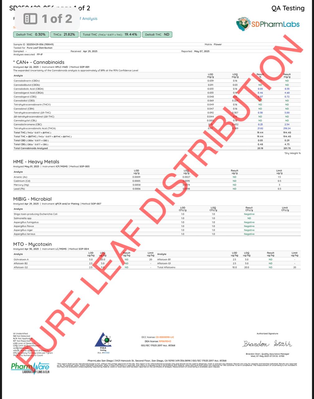 MANDARIN COOKIES – INDOOR – Hemp House